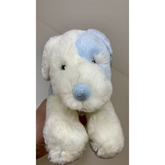 Russ | Toys | Russ Berrie Sammy Baby First Puppy Dog Rattle Blue White ...